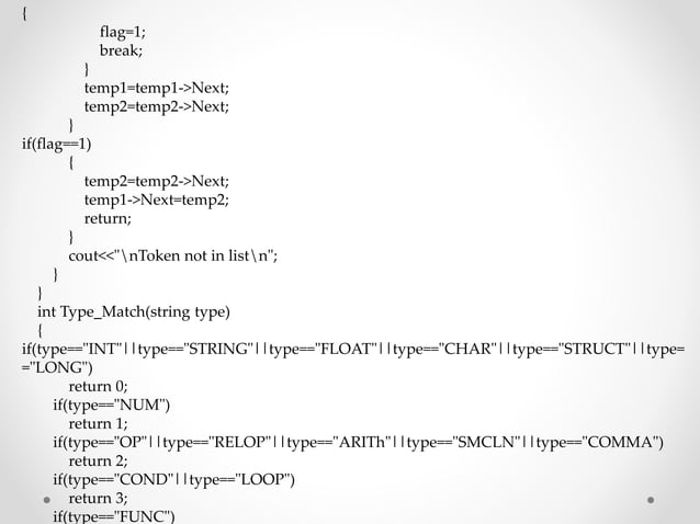 Compiler And Symbol Table Pptx Programming Languages Computing 4415