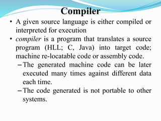 COMPILER CONSTRUCTION KU 1.pptx | Programming Languages | Computing