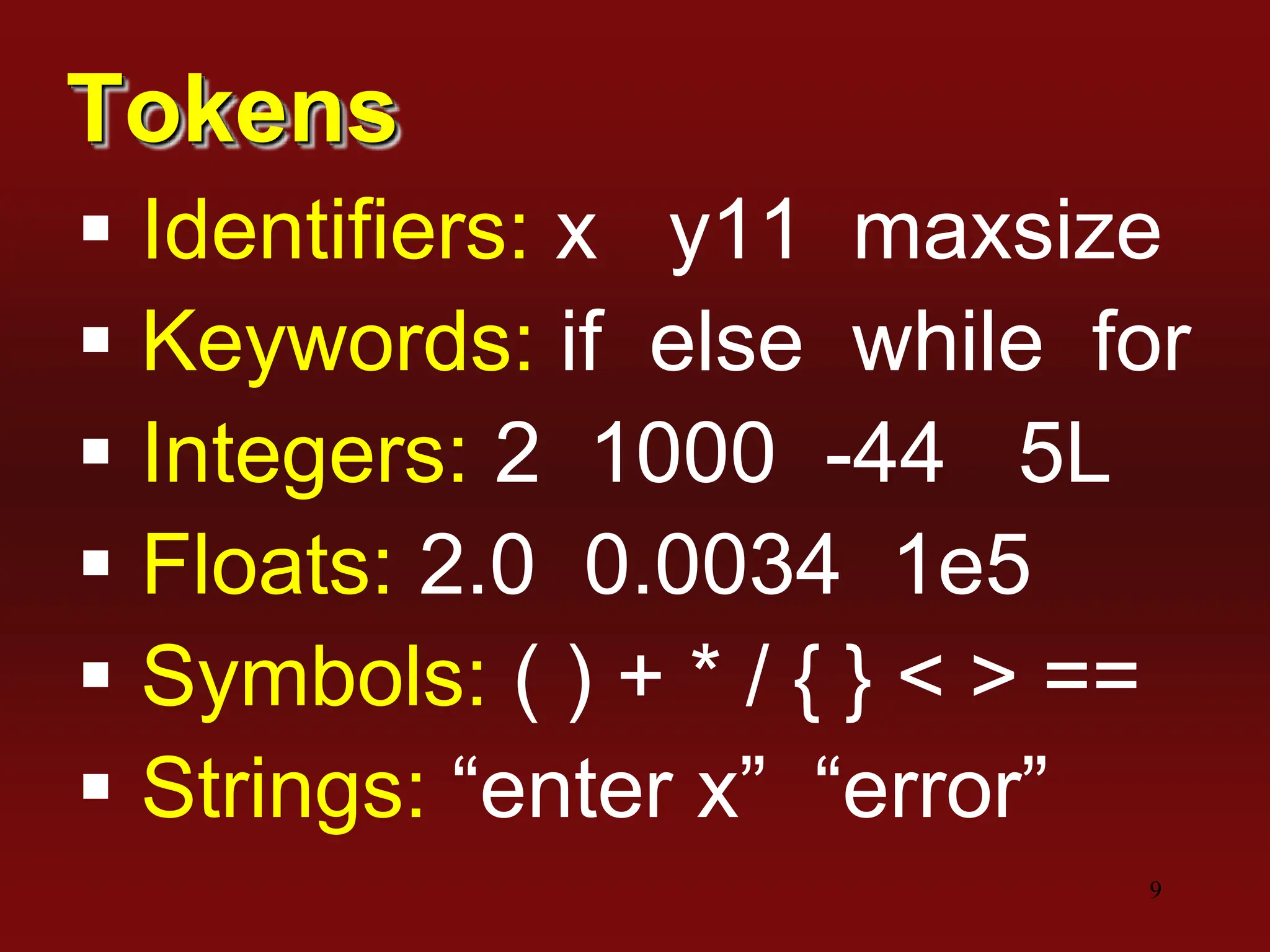 Computer Software: Compiler Construction Lecture 05.ppt