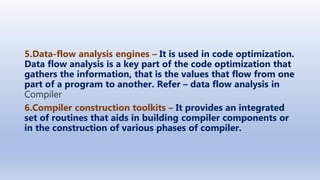 compiler construction tool in computer science . | PPTX