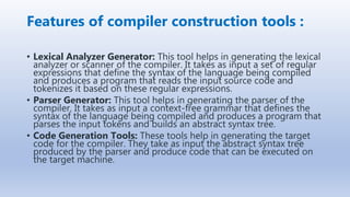 compiler construction tool in computer science . | PPTX