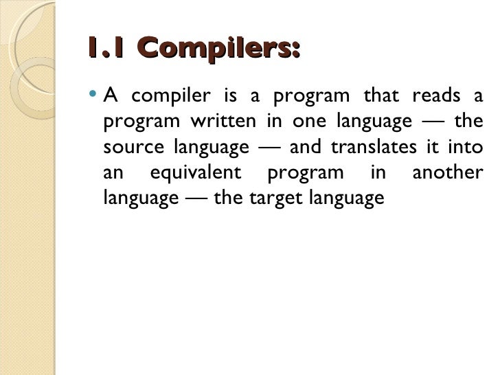 Compiler Compiler