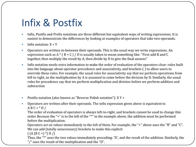 Compiler Design - Ambiguous grammar, LMD & RMD, Infix & Postfix ...