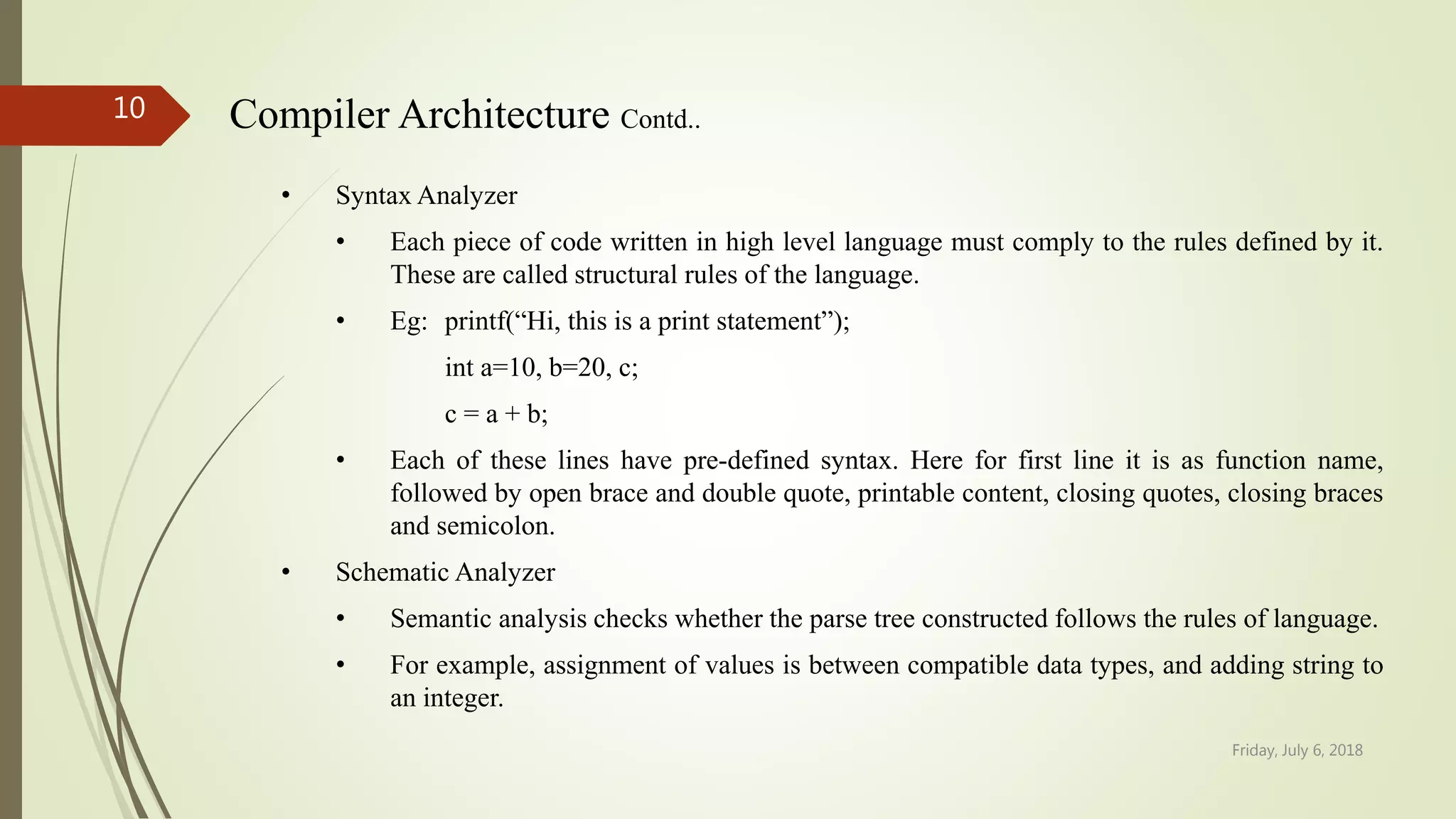 Compiler design | PPTX | Programming Languages | Computing