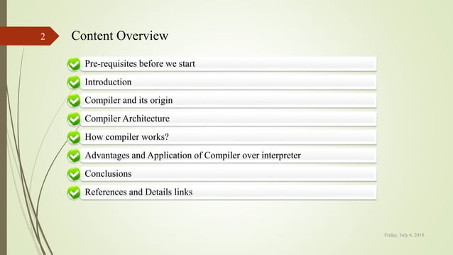 Compiler design | PPTX | Programming Languages | Computing