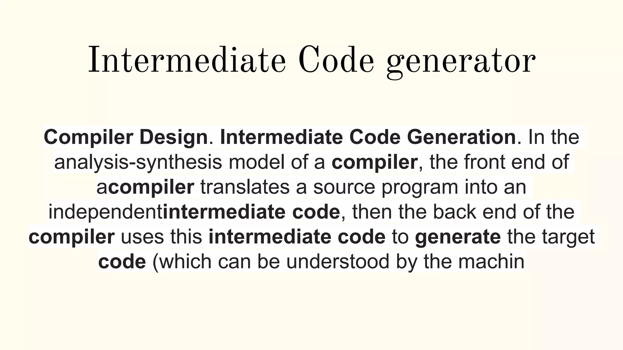 Compiler design | PPTX