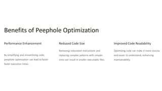 DAG Representation of basic blocks & Peephole Optimization | PPTX | Programming Languages ...