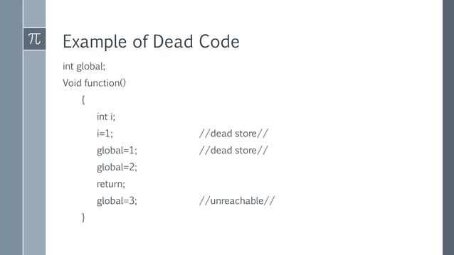 Dead Code Elimination | PPTX