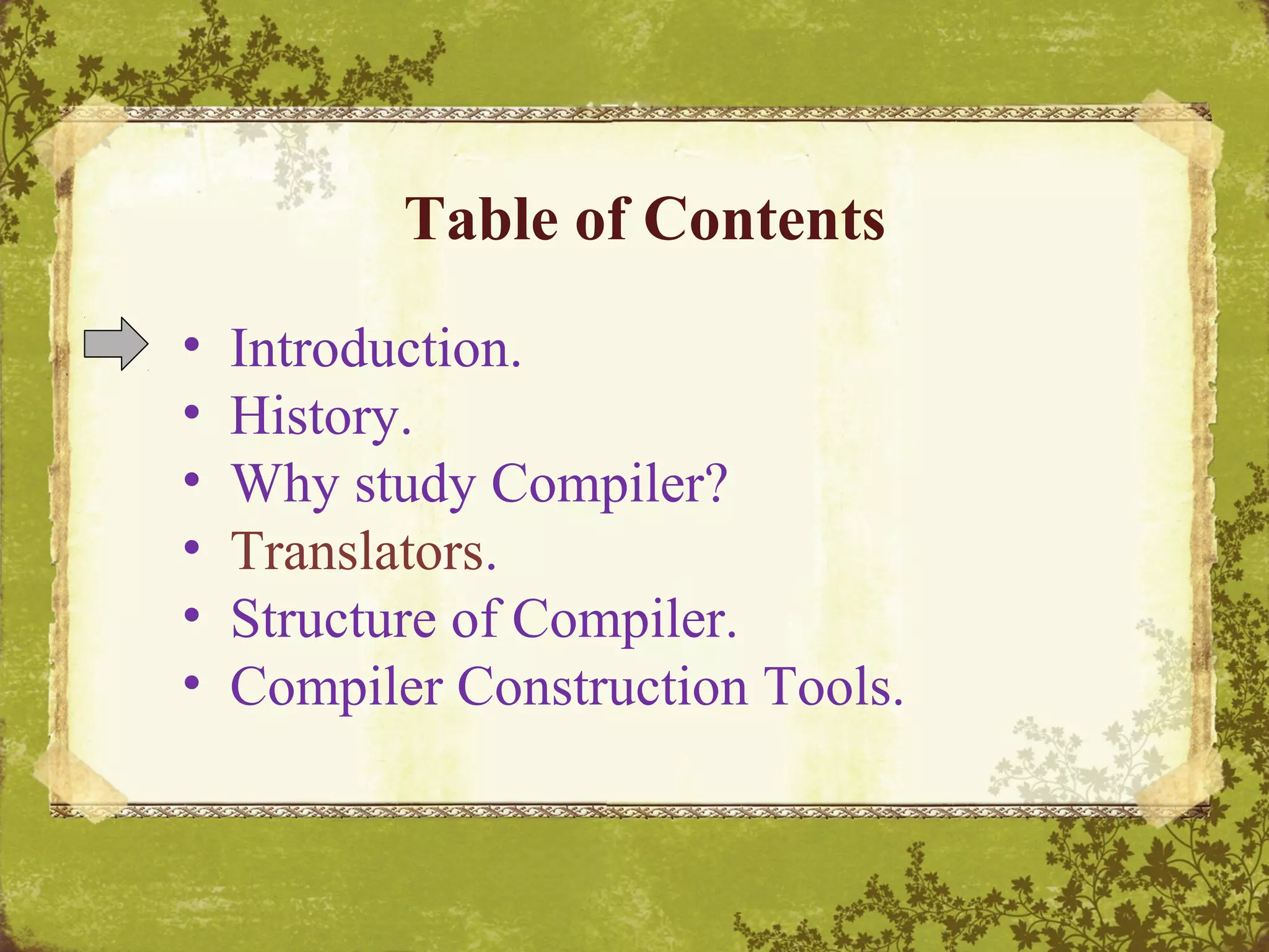 Compiler Design Basics Ppt 3948