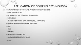 Compiler Design Introduction | PDF