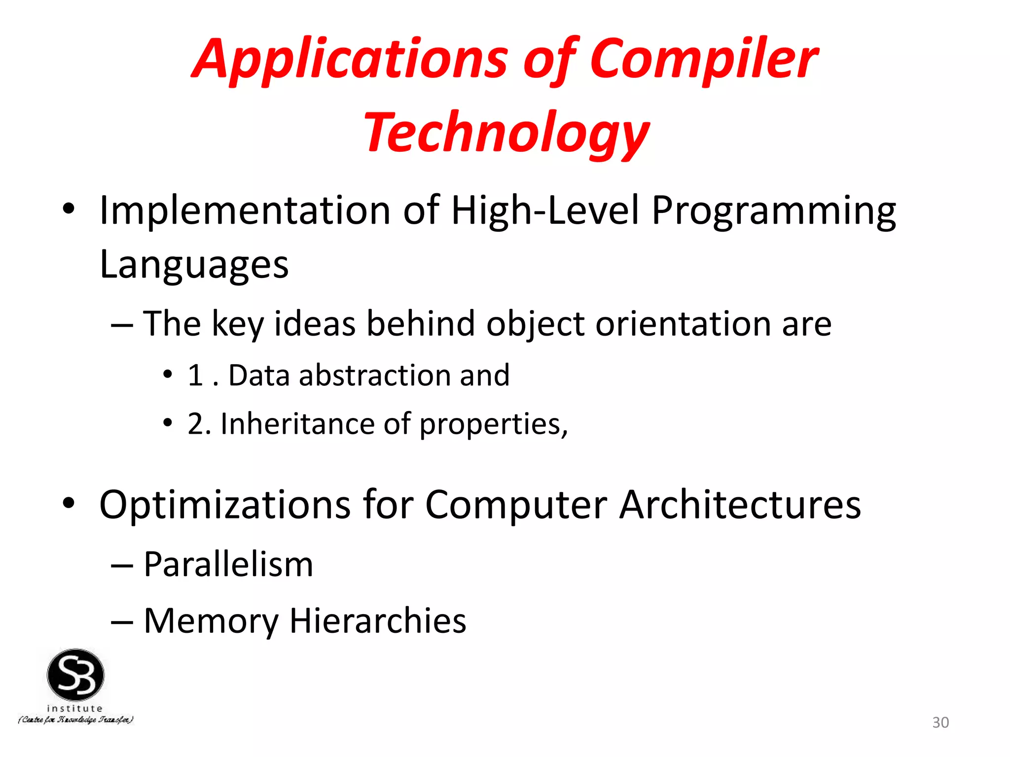 Introduction To Compiler Design Ppt