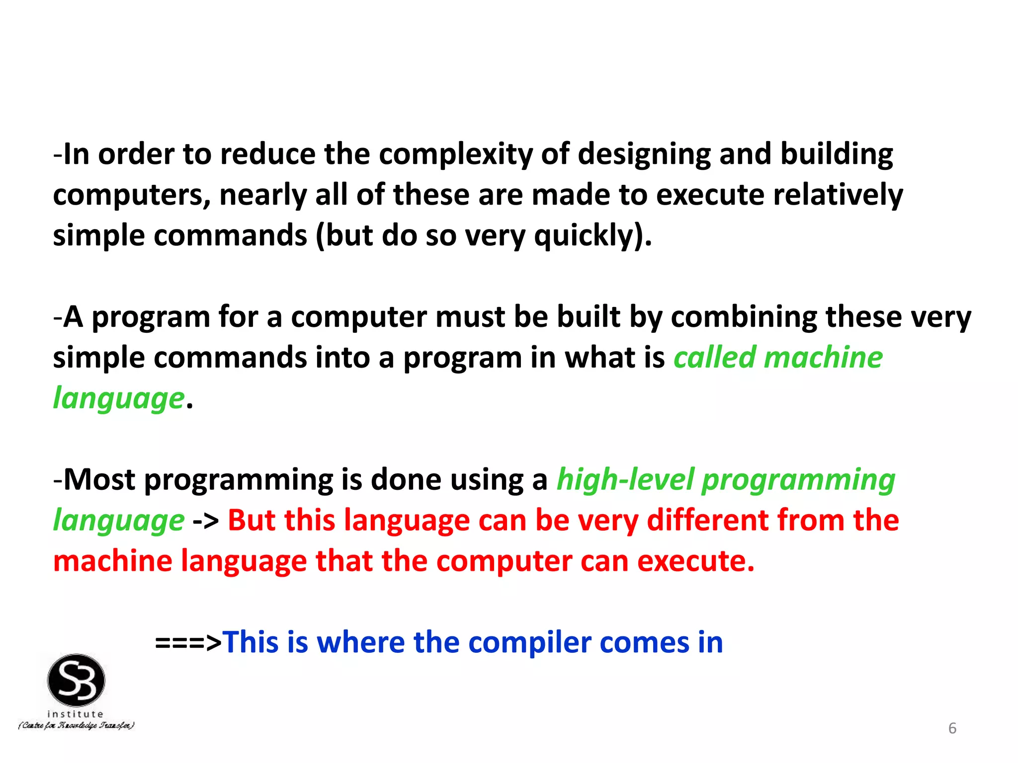 Introduction to Compiler design | PPT