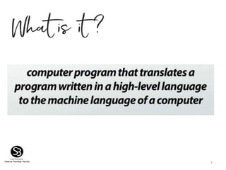 Introduction to Compiler design | PPT