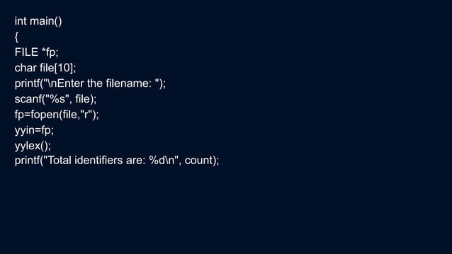 Compiler design lab | PPT