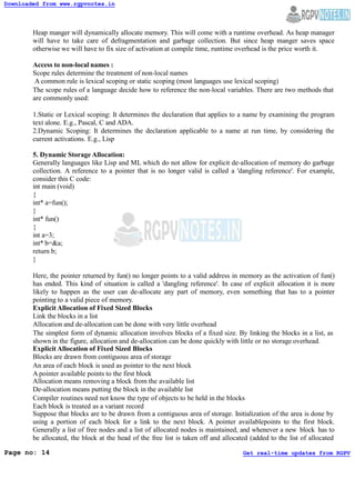 Compiler Design Notes for rgpv 6tth sem students | PPTX