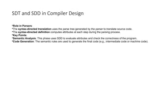 Principles of Compiler Design and Implementation | PPT