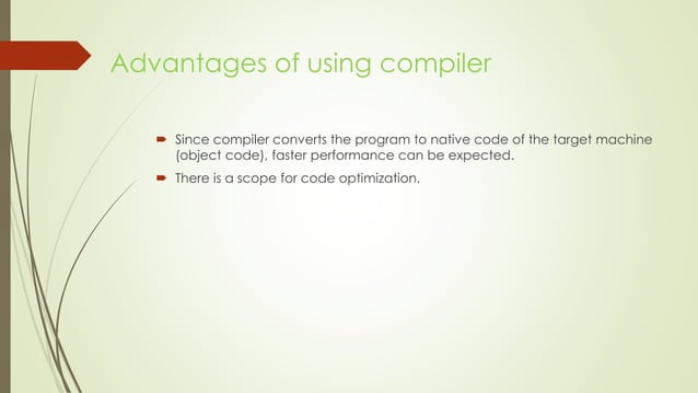 Compiler vs Interpreter-Compiler design ppt. | PPTX | Programming Languages | Computing