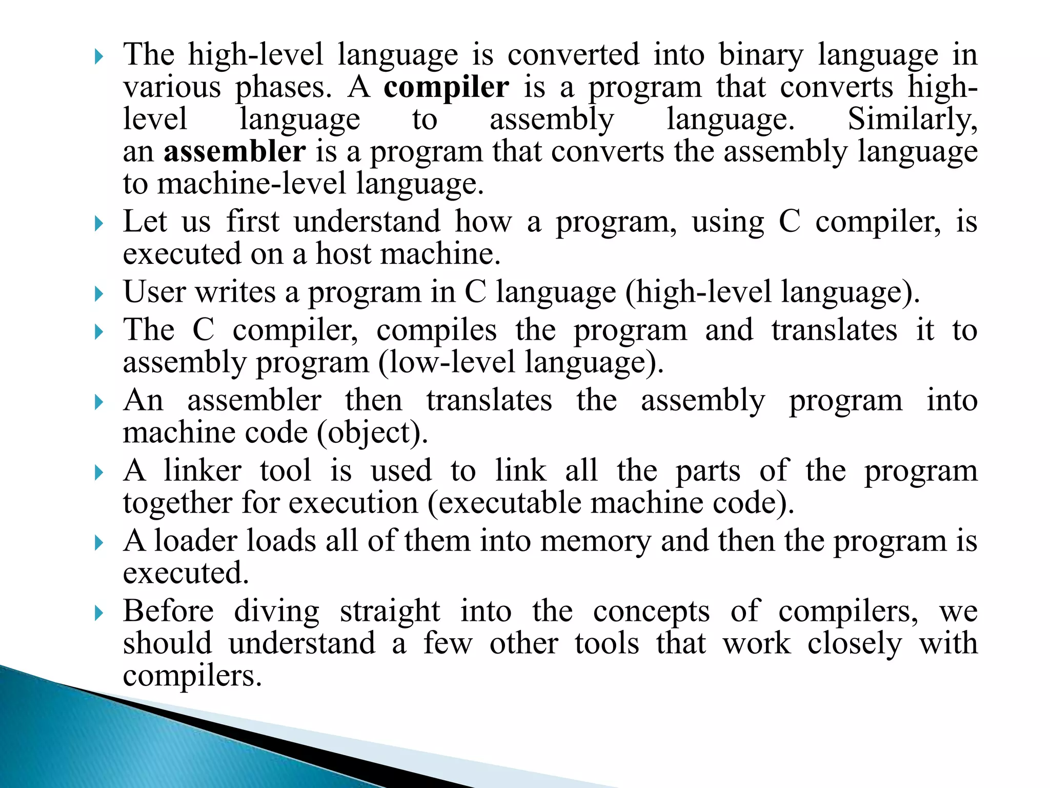 Compiler Design Slide Share Pptx Programming Languages Computing