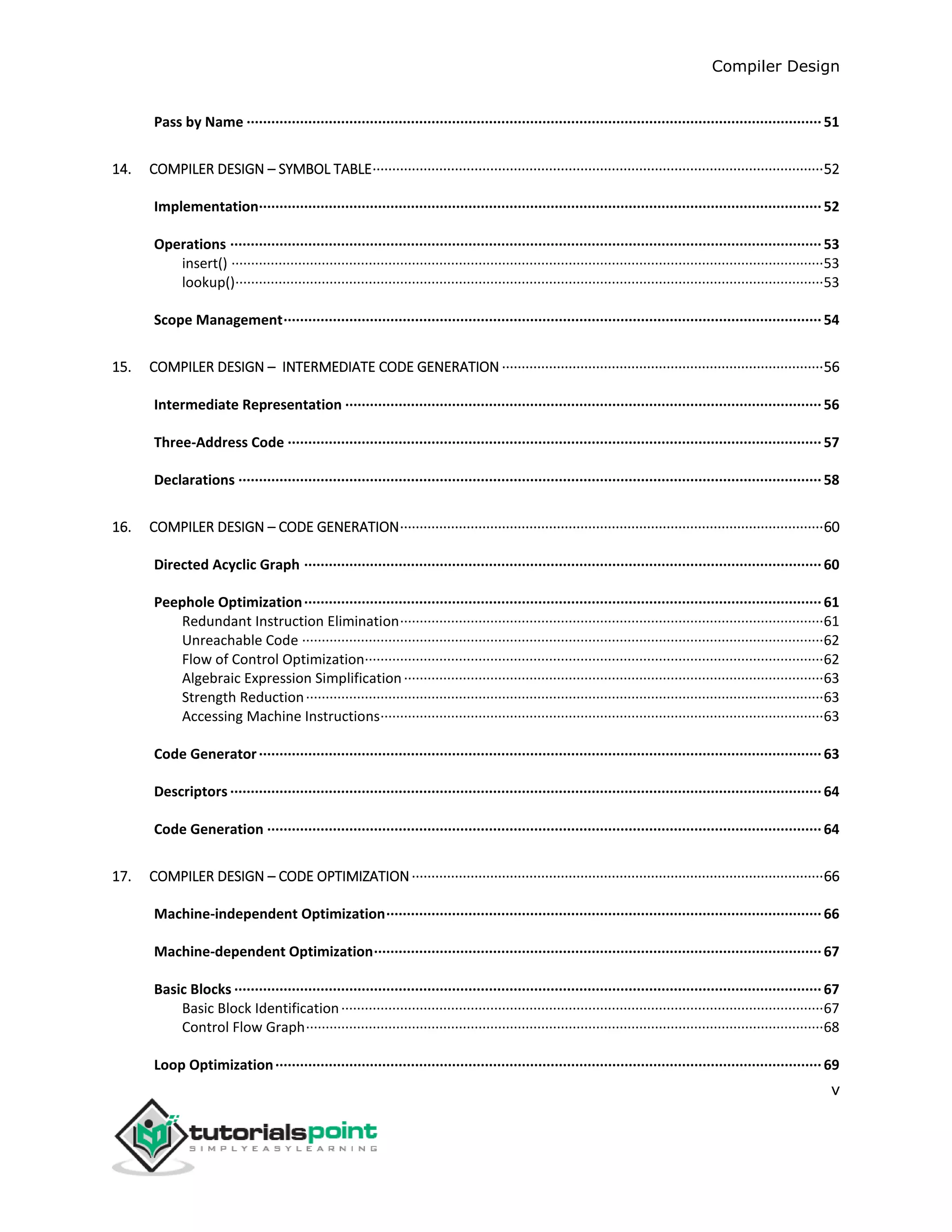 Compiler design tutorial | PDF