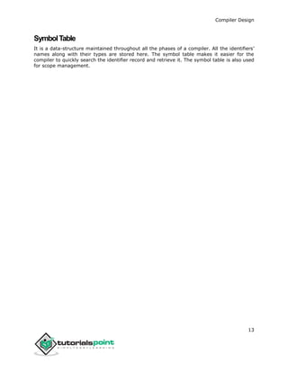 Compiler design tutorial | PDF