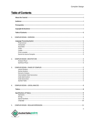 Compiler design tutorial | PDF