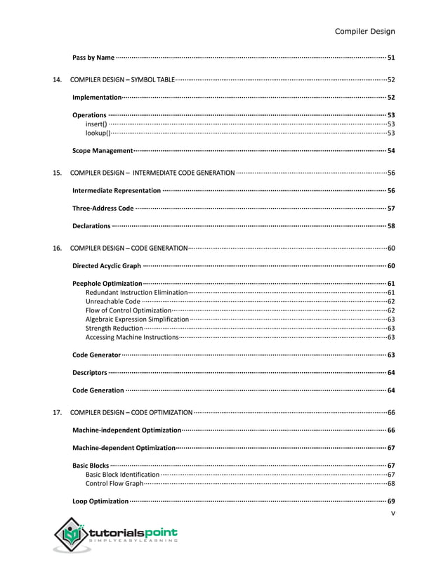 Compiler design tutorial | PDF