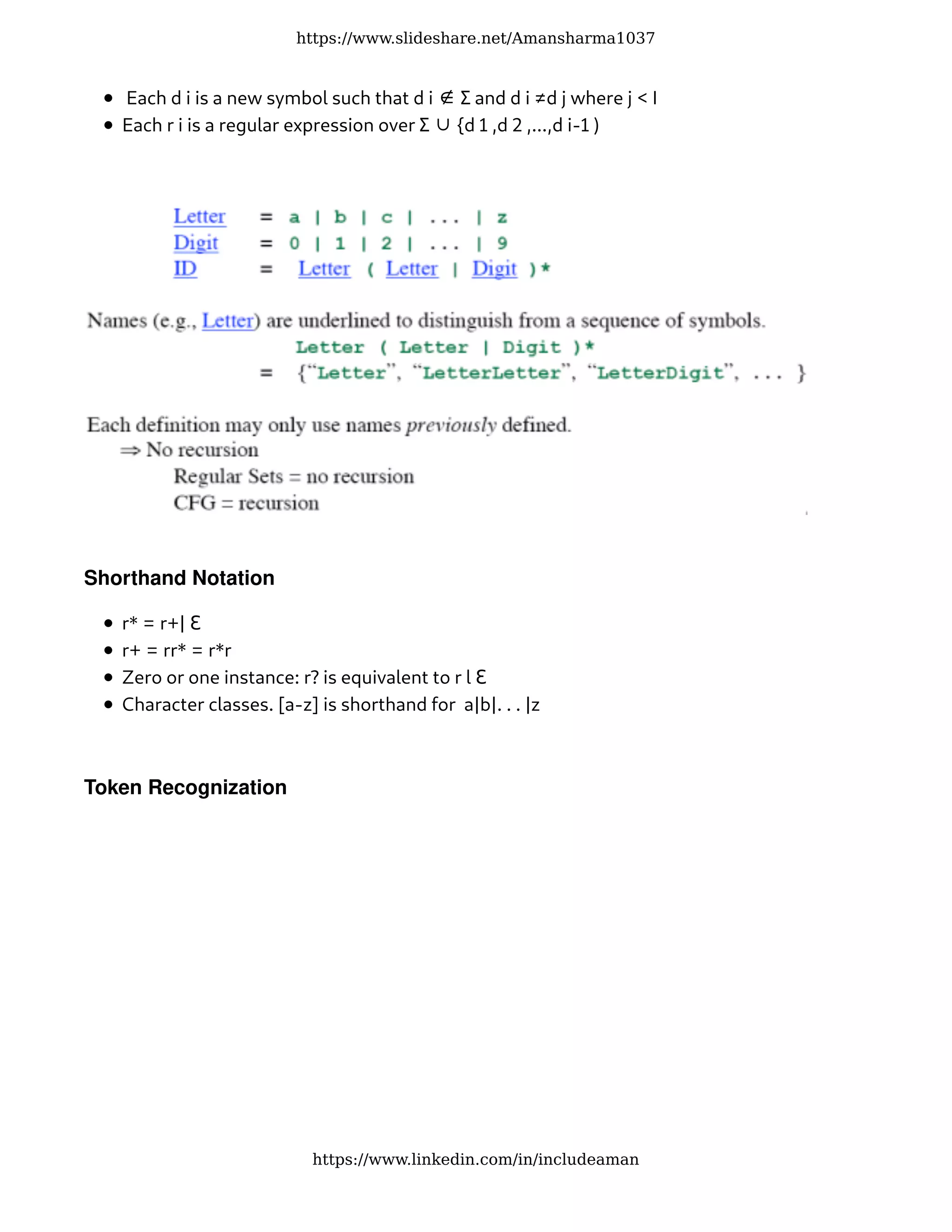 Lexical Analysis - Compiler design | PDF