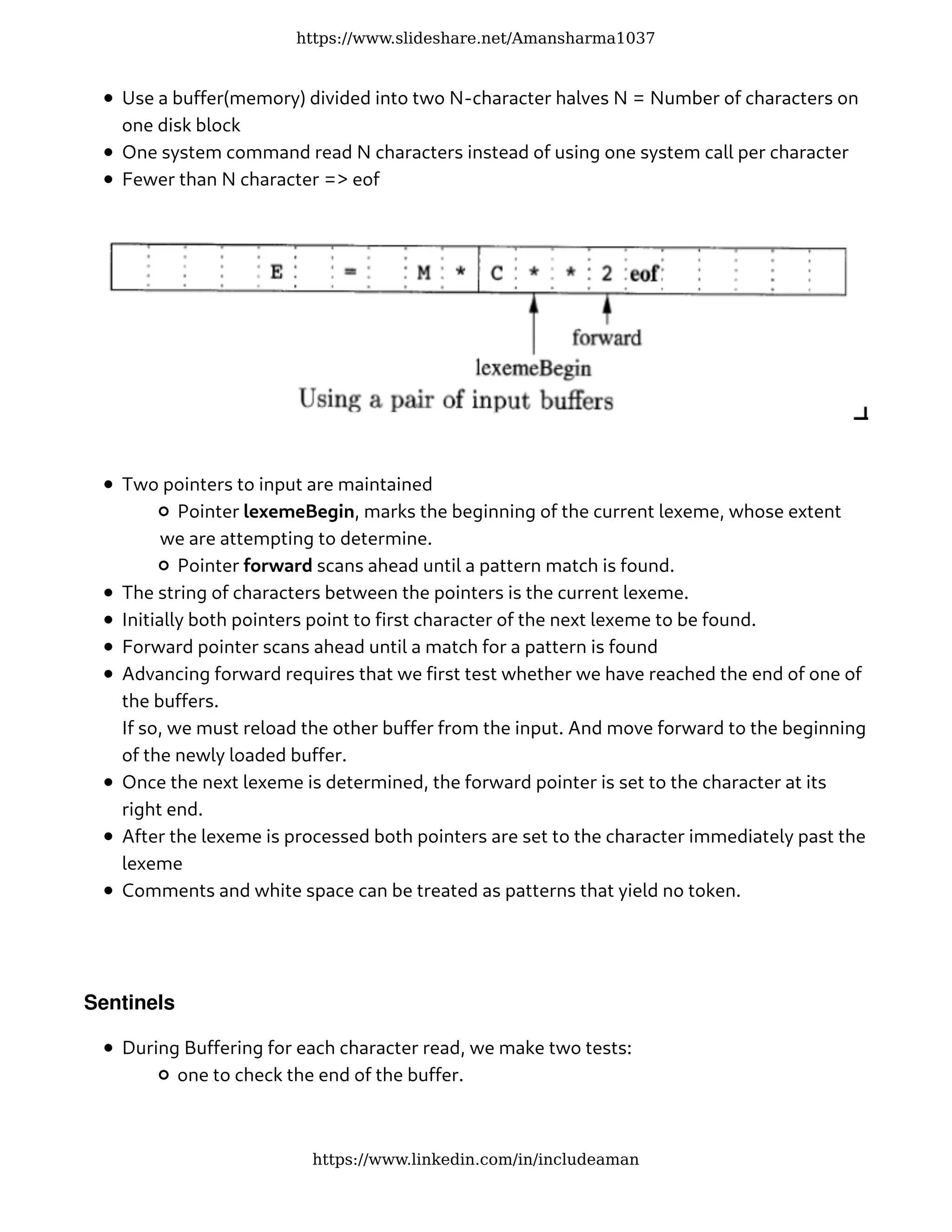 Lexical Analysis - Compiler design | PDF