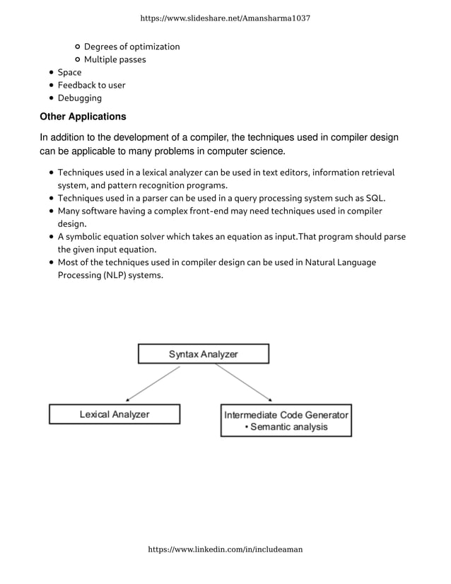 Compiler Design Introduction Pdf Programming Languages Computing