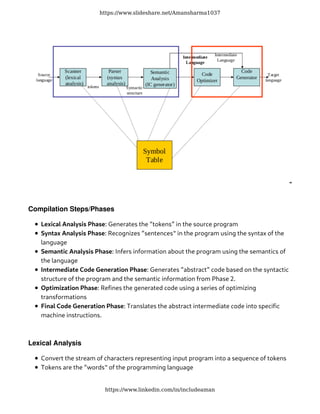 Compiler design Introduction | PDF | Programming Languages | Computing
