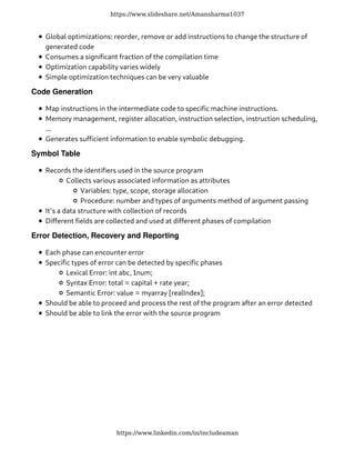 Compiler design Introduction | PDF