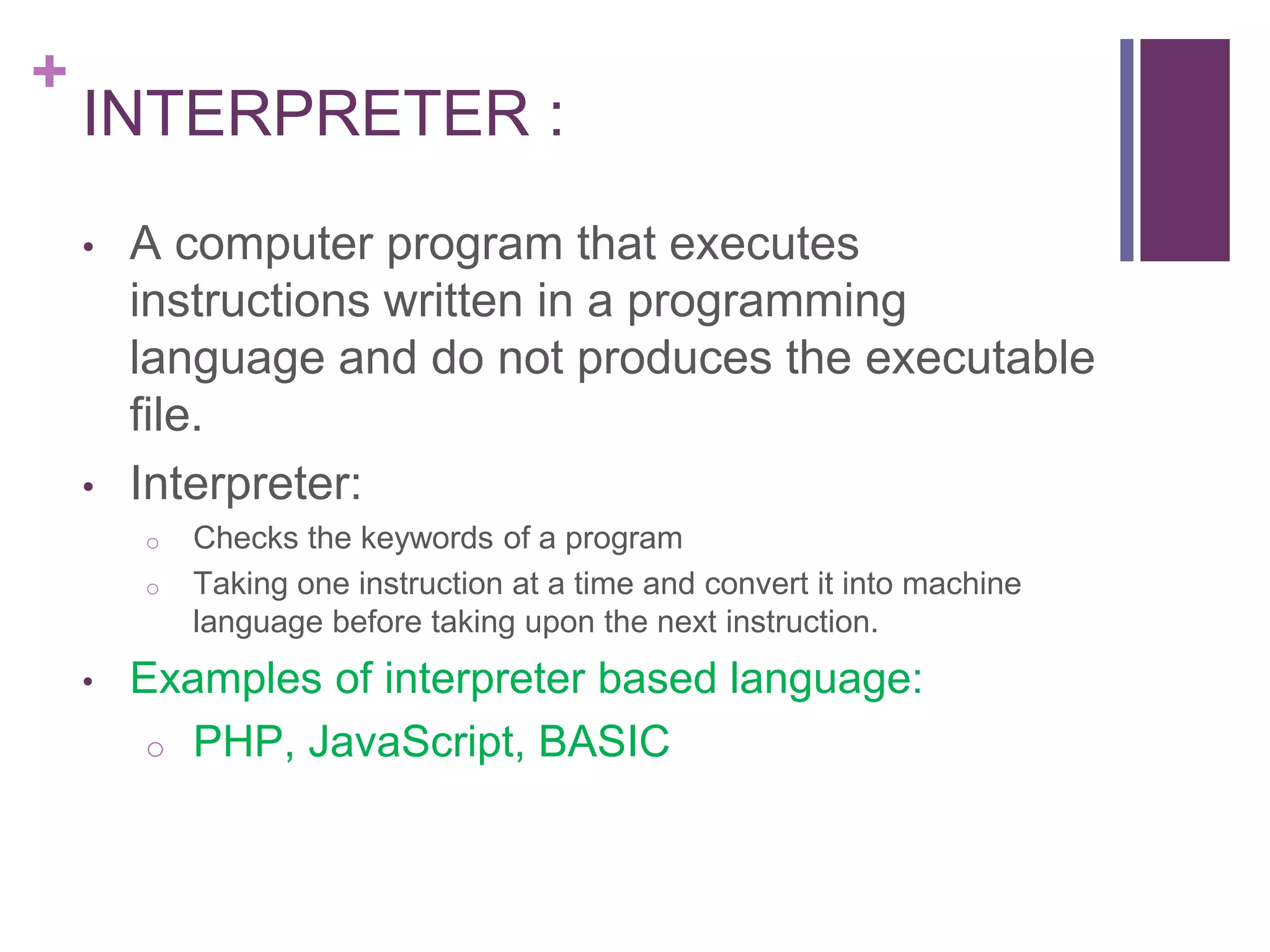Language Translator ( Compiler) | PPTX