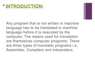 Assembler Translator