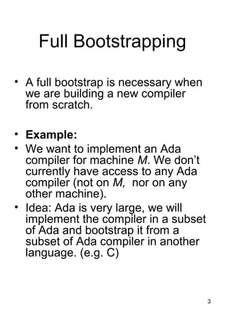 Compiler interpreter and_bootstrapping | PPT