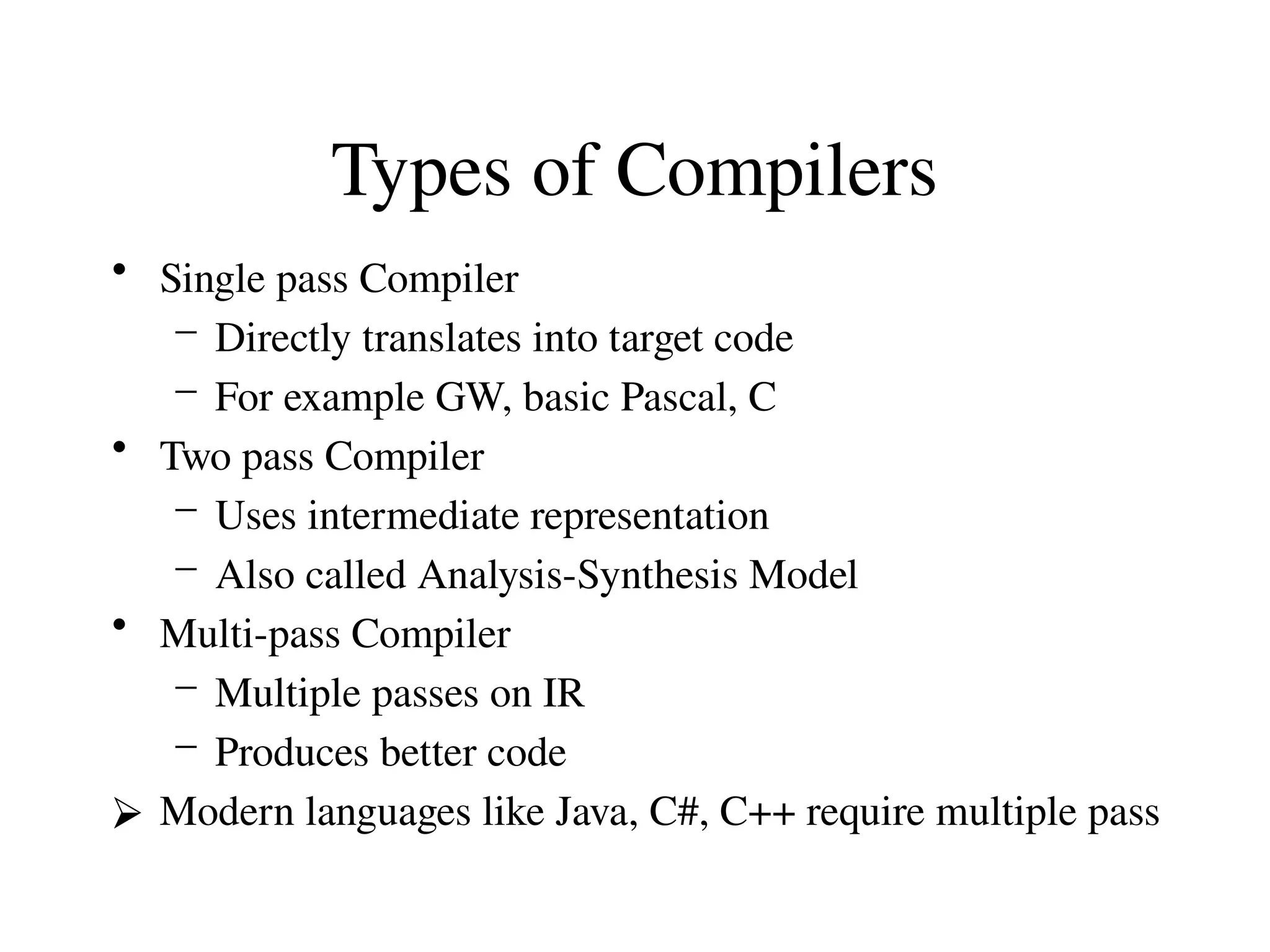 Compiler Construction Introduction Slide PPT | PPTX