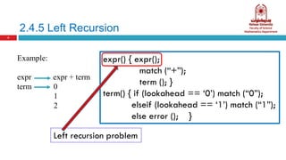 Compiler lec 6_1 | PPT
