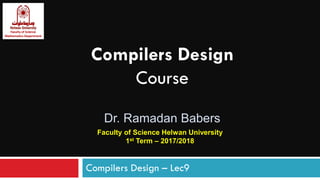 Compiler lec 9 | PPT