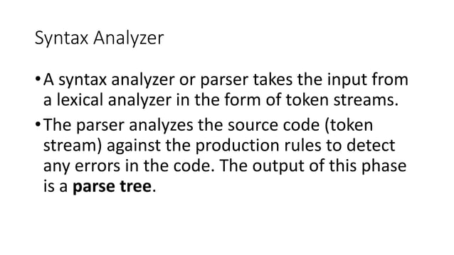 Compiler lecture 06 | PPTX