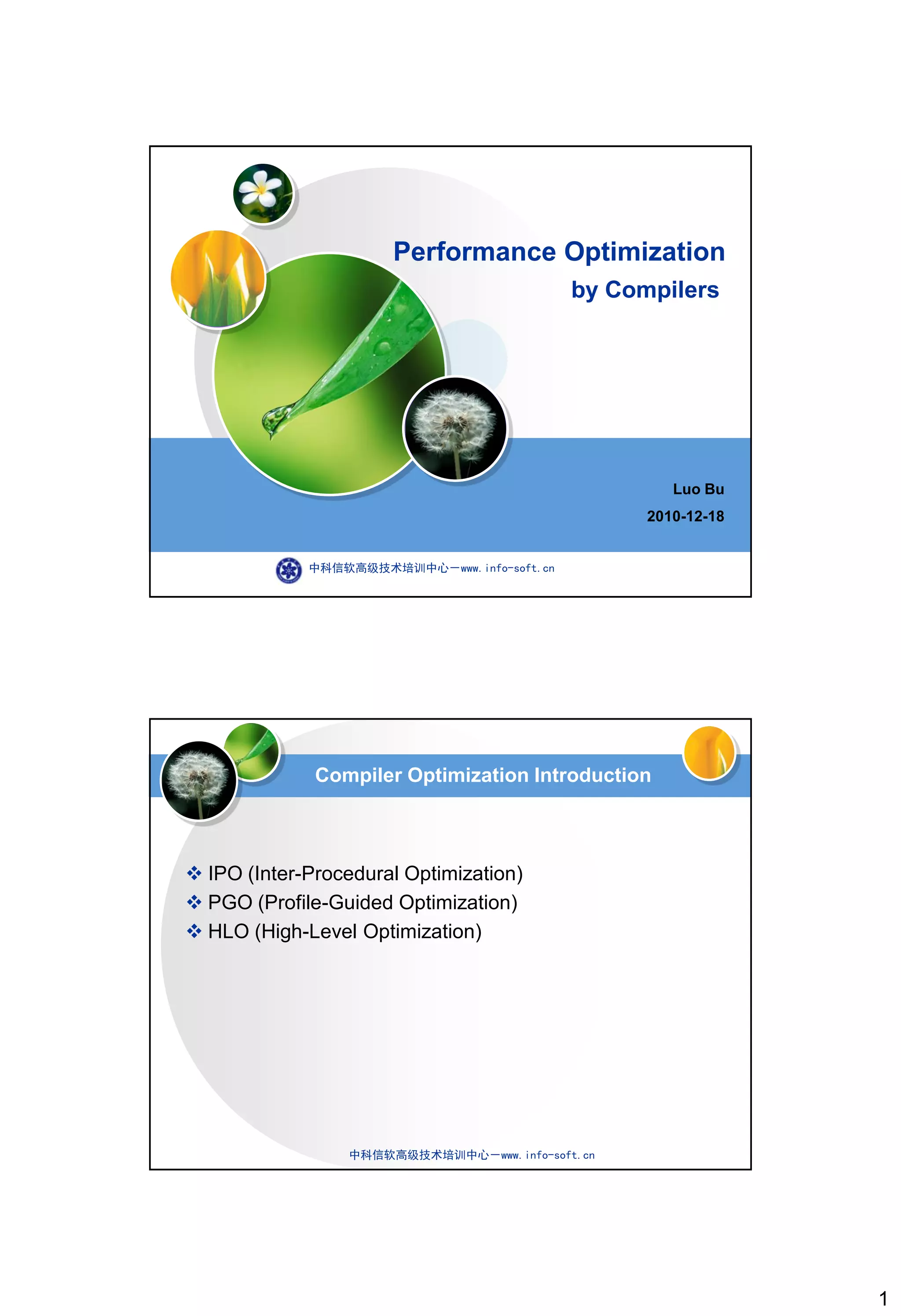 Compiler optimization | PDF