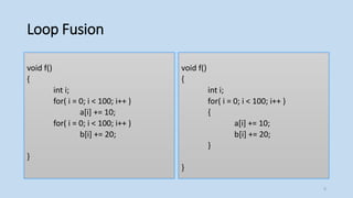 Compiler Optimization Presentation | PPTX