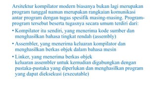 MENGENAL COMPILER DALAM TEKNOLOGI KOMPUTER | PPTX