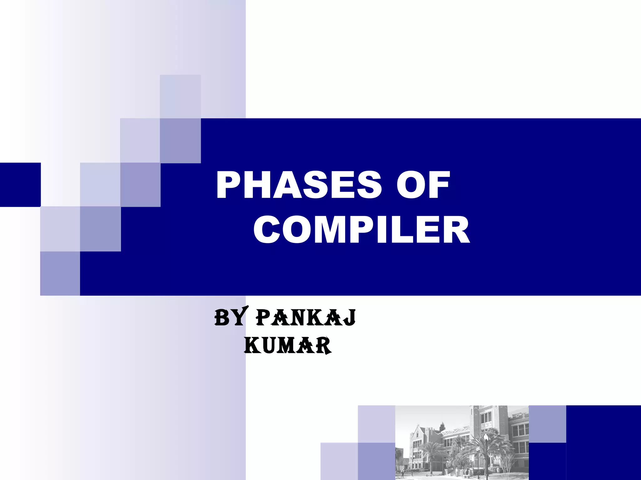 Phases of compiler | PPT