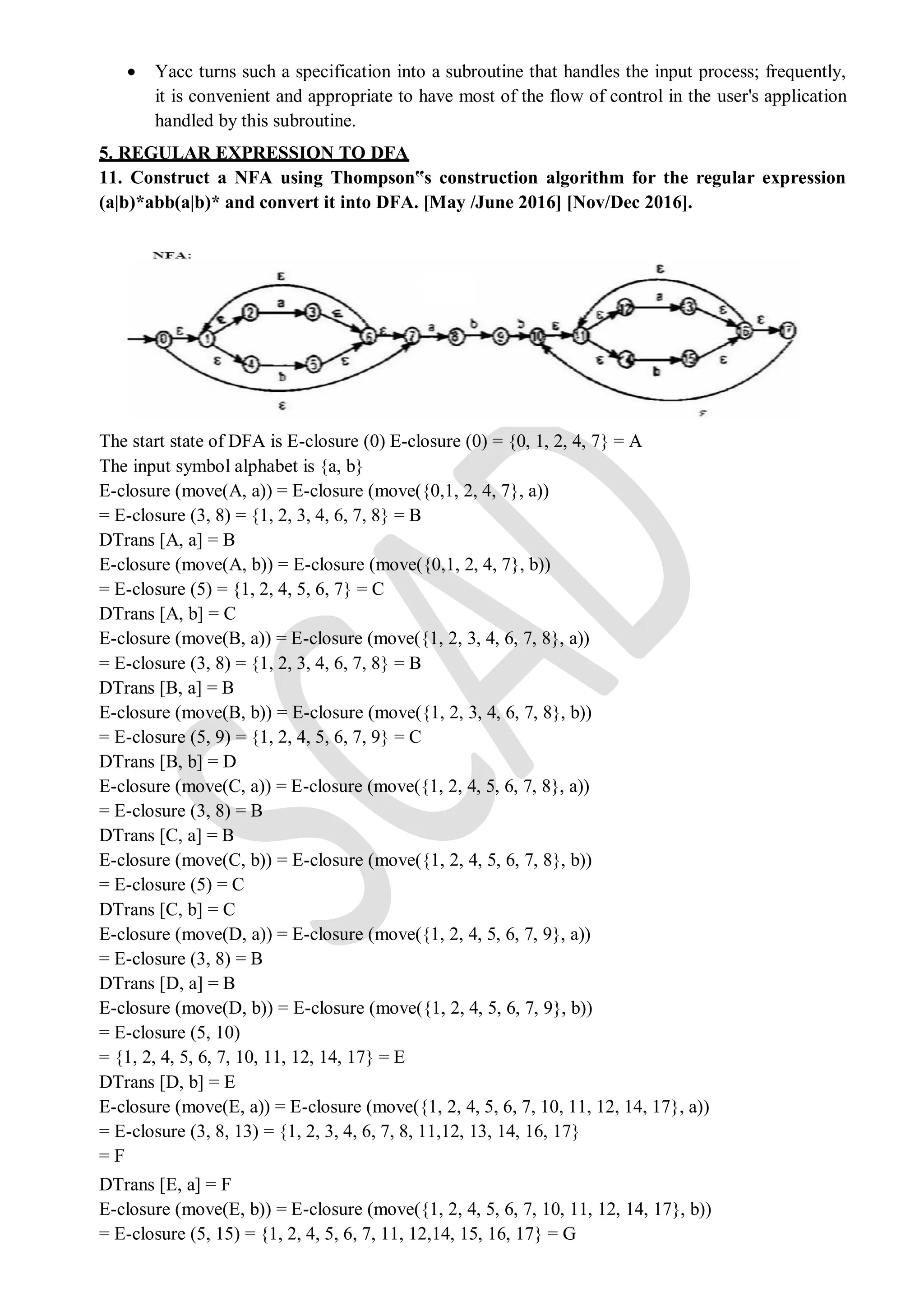 Compiler question bank | PDF | Programming Languages | Computing