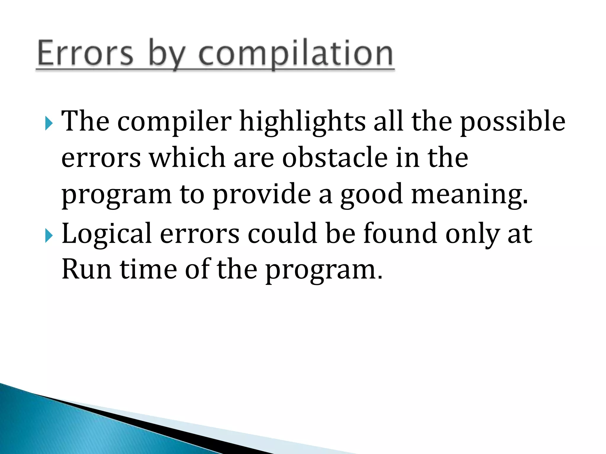 Compilers Pptx Programming Languages Computing