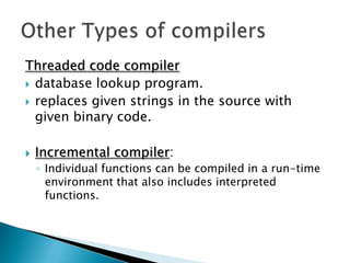 Compilers | PPTX