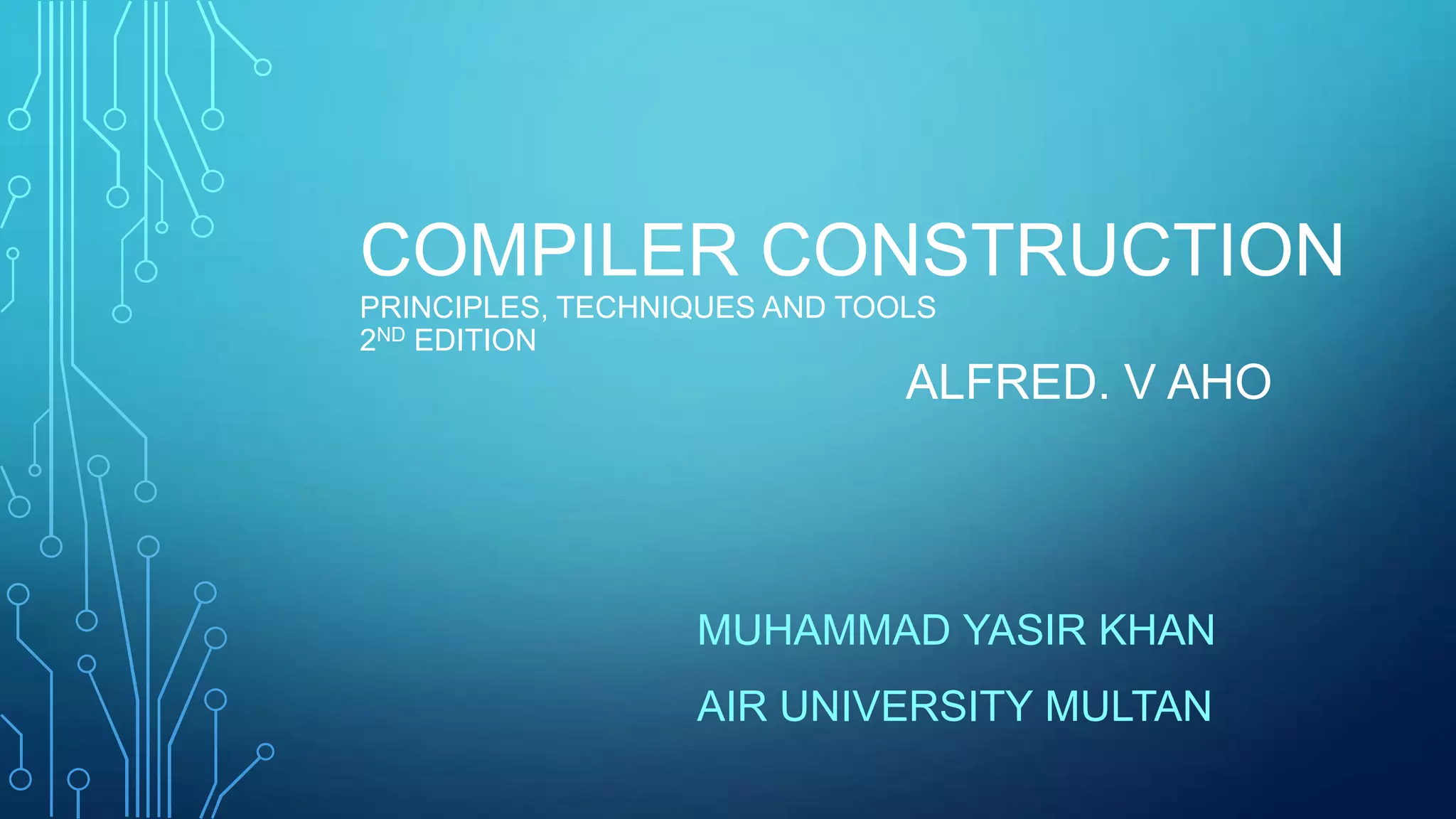 Compilers section 4.7 | PPT