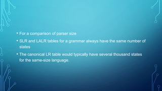 Compilers section 4.7 | PPTX