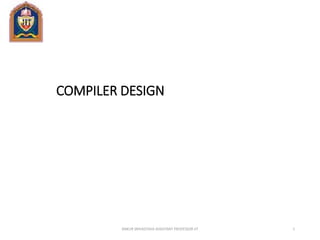 Compiler unit 1 | PPT