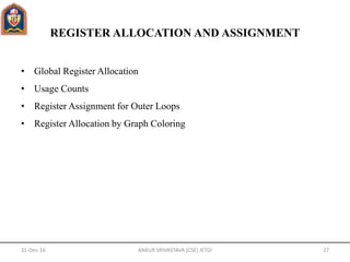 Compiler unit 5 | PDF | Programming Languages | Computing