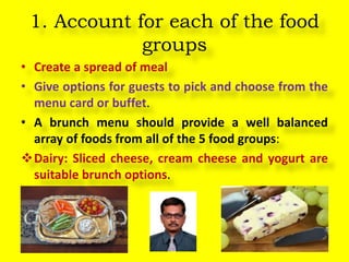 Compiling a brunch menu | PPT